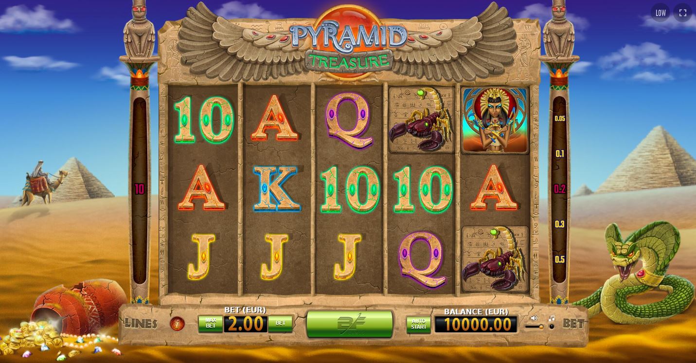 Pyramid Treasure Slot - Gamblershome
